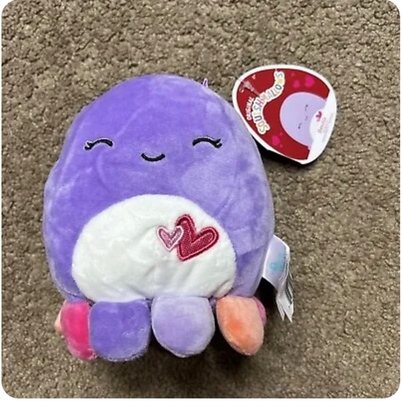 Squishmallows | Toys | Nwt 5 Beula The Purple Octopus Squishmallow ...
